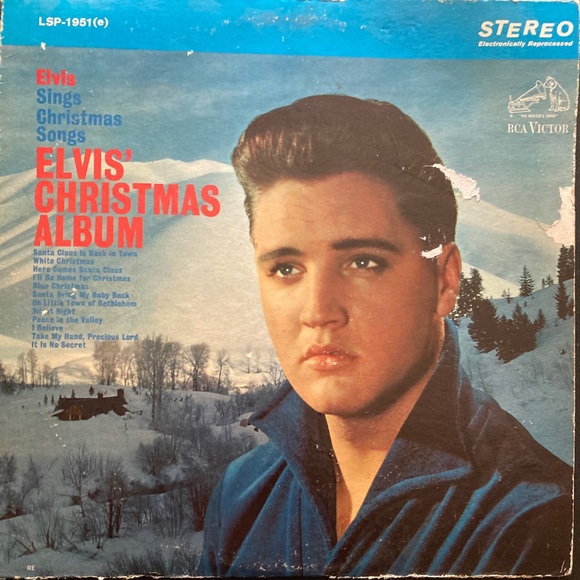 RCA Victor | Media | Elvis Presley Vinyl Record Elvis Christmas Album ...